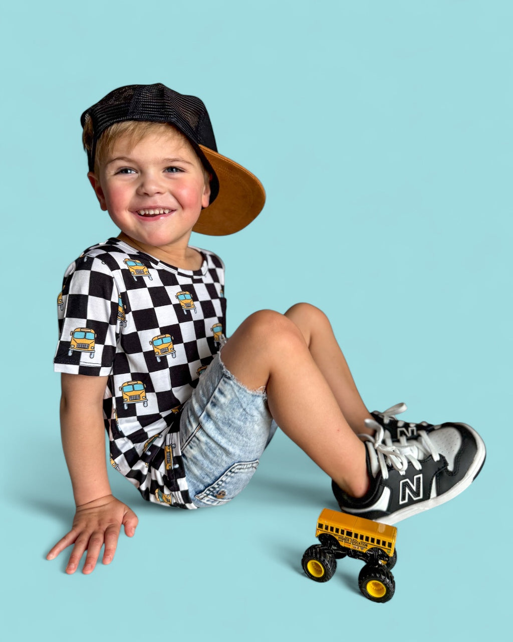 ROLLING TO RECESS DREAM POCKET TEE – DREAM BIG LITTLE CO