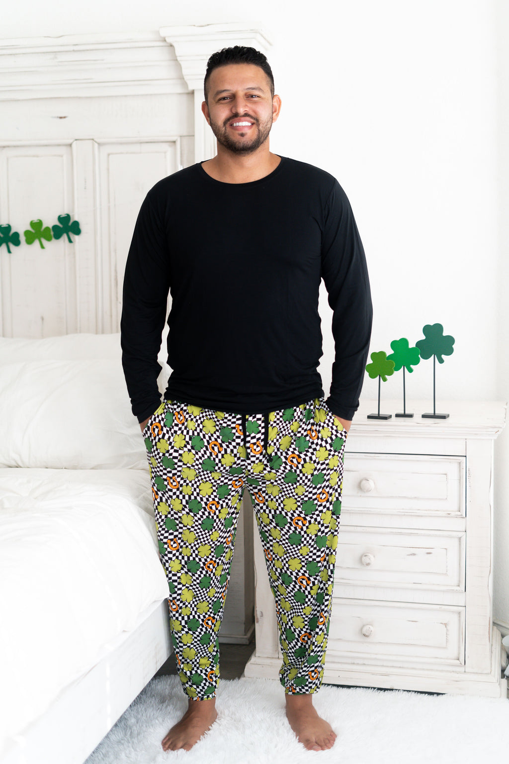 SHAMROCKIN CHECKS MEN'S DREAM JOGGER SET – DREAM BIG LITTLE CO